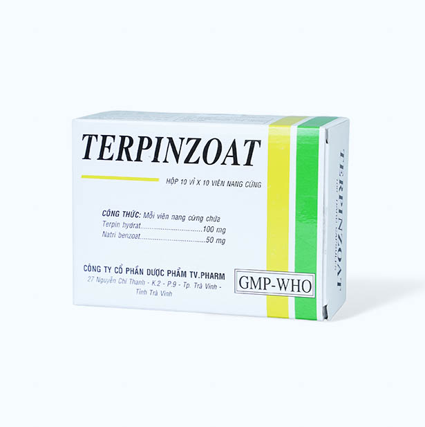 Terpinzoat (Hộp 10 vỉ x 10 viên)