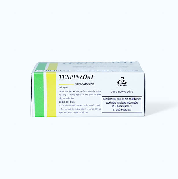 Terpinzoat (Hộp 10 vỉ x 10 viên)