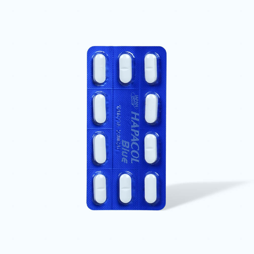 Hapacol Blue 500mg (Hộp 10 vỉ x 10 viên)
