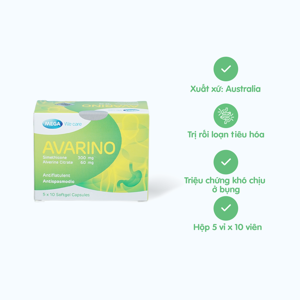 Avarino (Hộp 5 vỉ x 10 viên)