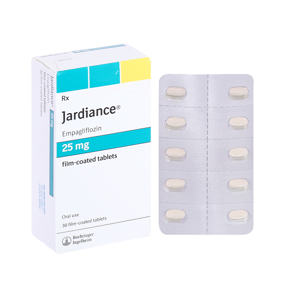 Jardiance 25mg (3 vỉ x 10 viên/hộp)