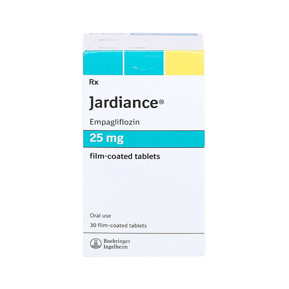 Jardiance 25mg (3 vỉ x 10 viên/hộp)
