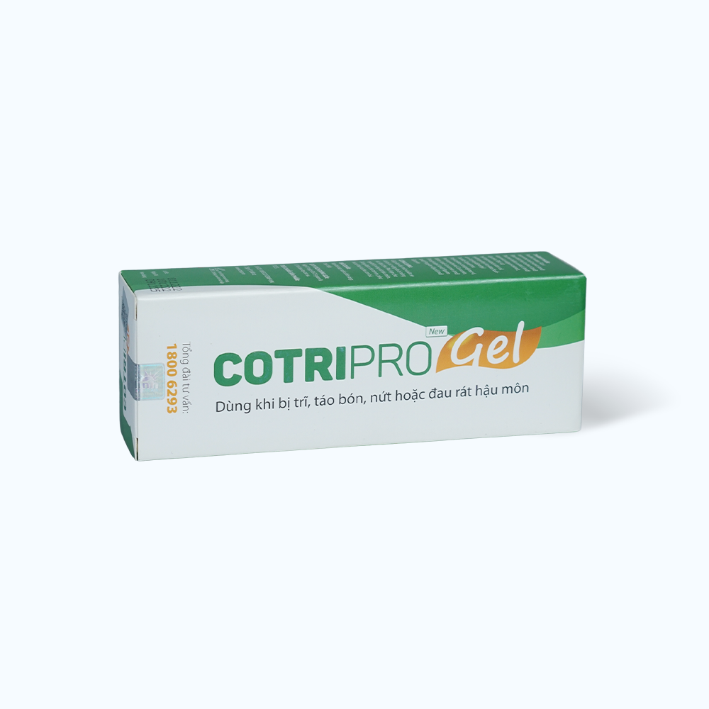 Gel bôi trĩ Cotripro (Hộp 1 tuýp 25g)