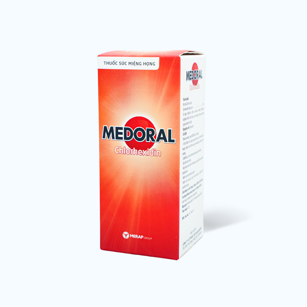 Dung dịch súc miệng họng Medoral 250ml hỗ trợ điều trị nhiễm khuẩn họng ...