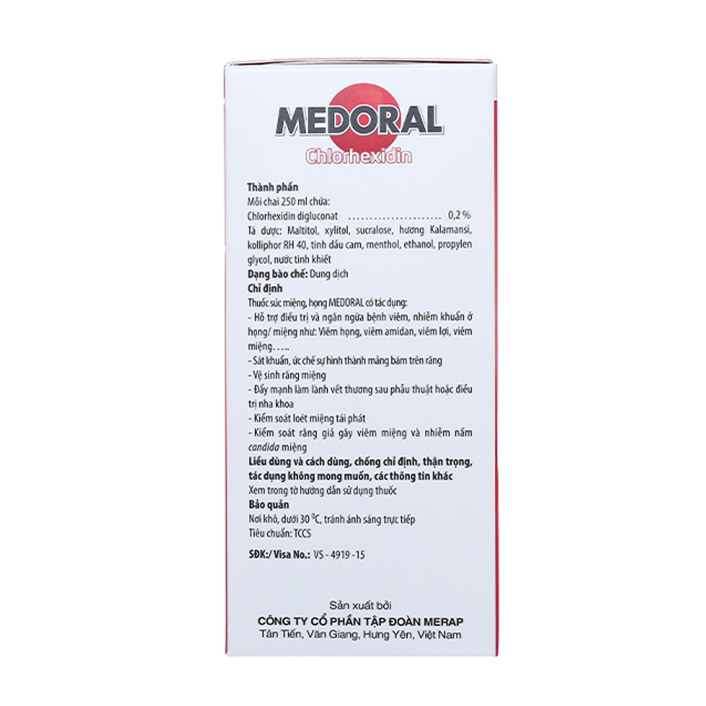 Medoral 250ml (Hộp 1 chai)