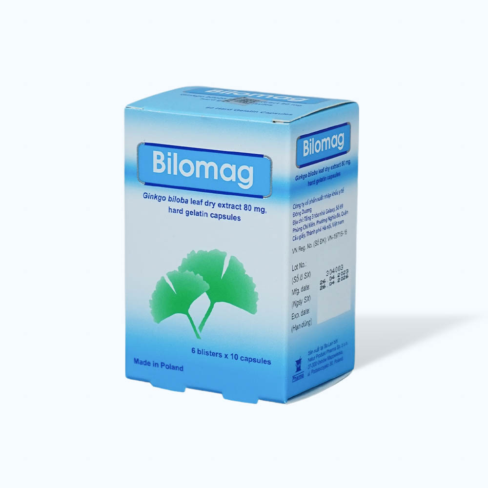 Bilomag 80mg (Hộp 6 vỉ x 10 viên)