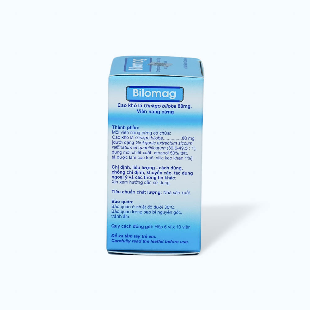 Bilomag 80mg (Hộp 6 vỉ x 10 viên)