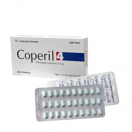 Viên nén Coperil 4mg điều trị tăng huyết áp, suy tim (1 vỉ x 30 viên)