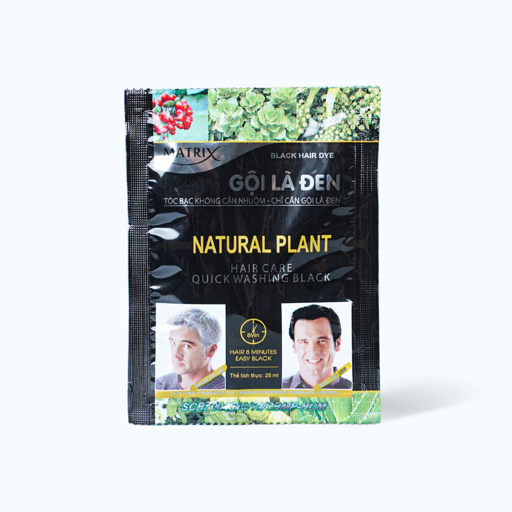 Dầu gội Matrix Gội Là Đen (10 gói x 25ml/hộp)