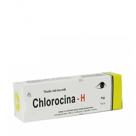 Mỡ tra mắt Chlorocina-H điều trị viêm bờ mi, viêm kết mạc, viêm củng ...