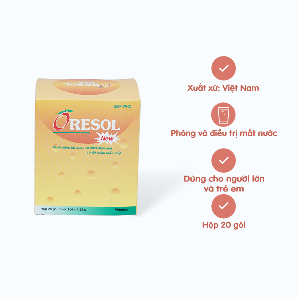Oresol New (Hộp 20 gói)