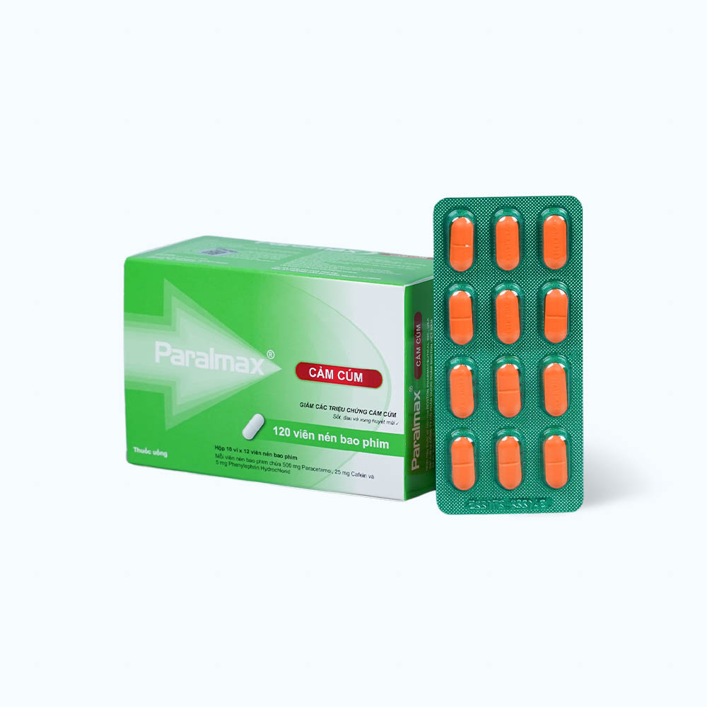 Paralmax (Hộp 10 vỉ x 12 viên)