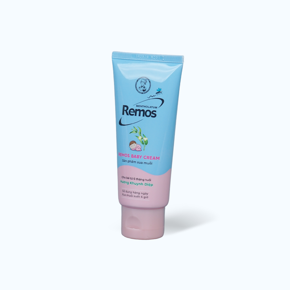 Kem chống muỗi hương khuynh diệp Remos Baby Cream (70g)