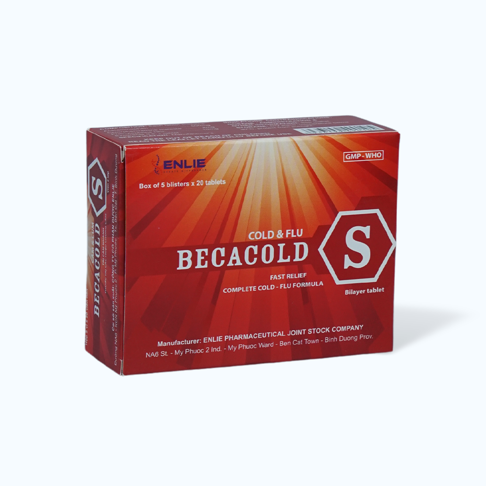 Becacold-S (Hộp 5 vỉ x 20 viên)