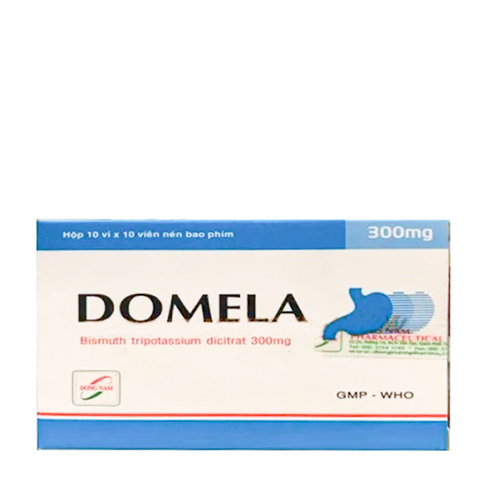 Viên nén bao phim Domela 300mg điều trị viêm loét dạ dày và tá tràng ...