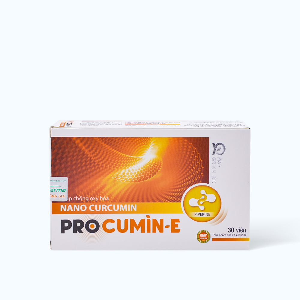 Viên nghệ Procumin-E (Hộp 3 vỉ x 10 viên)