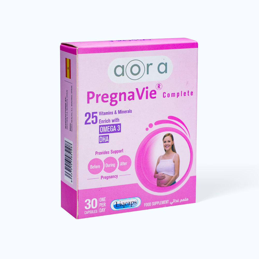 Viên uống bổ sung vitamin và khoáng chất cho mẹ bầu PregnaVie Complete ...