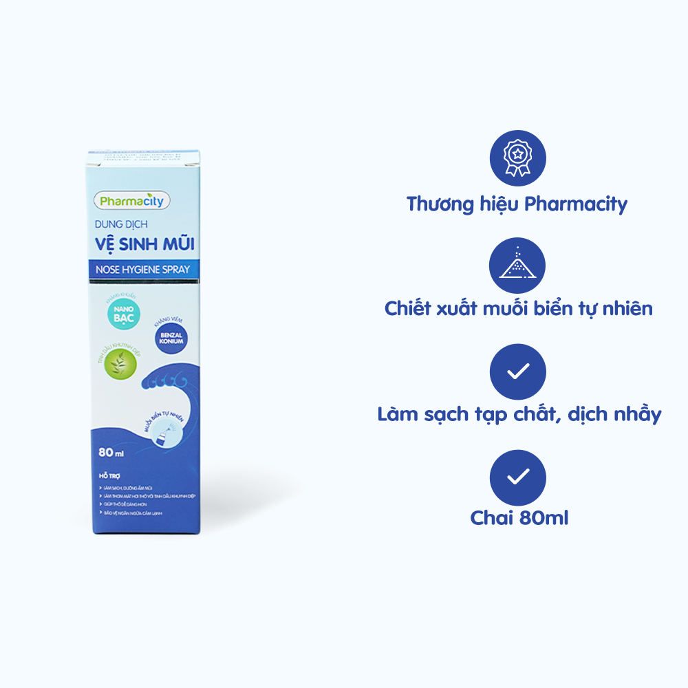 Dung dịch vệ sinh mũi Nose Hygiene Spray (80ml)