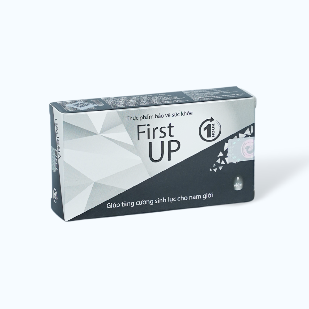 Viên hỗ trợ tăng cường sinh lực cho nam First Up 1 Hour (Hộp 8 viên)