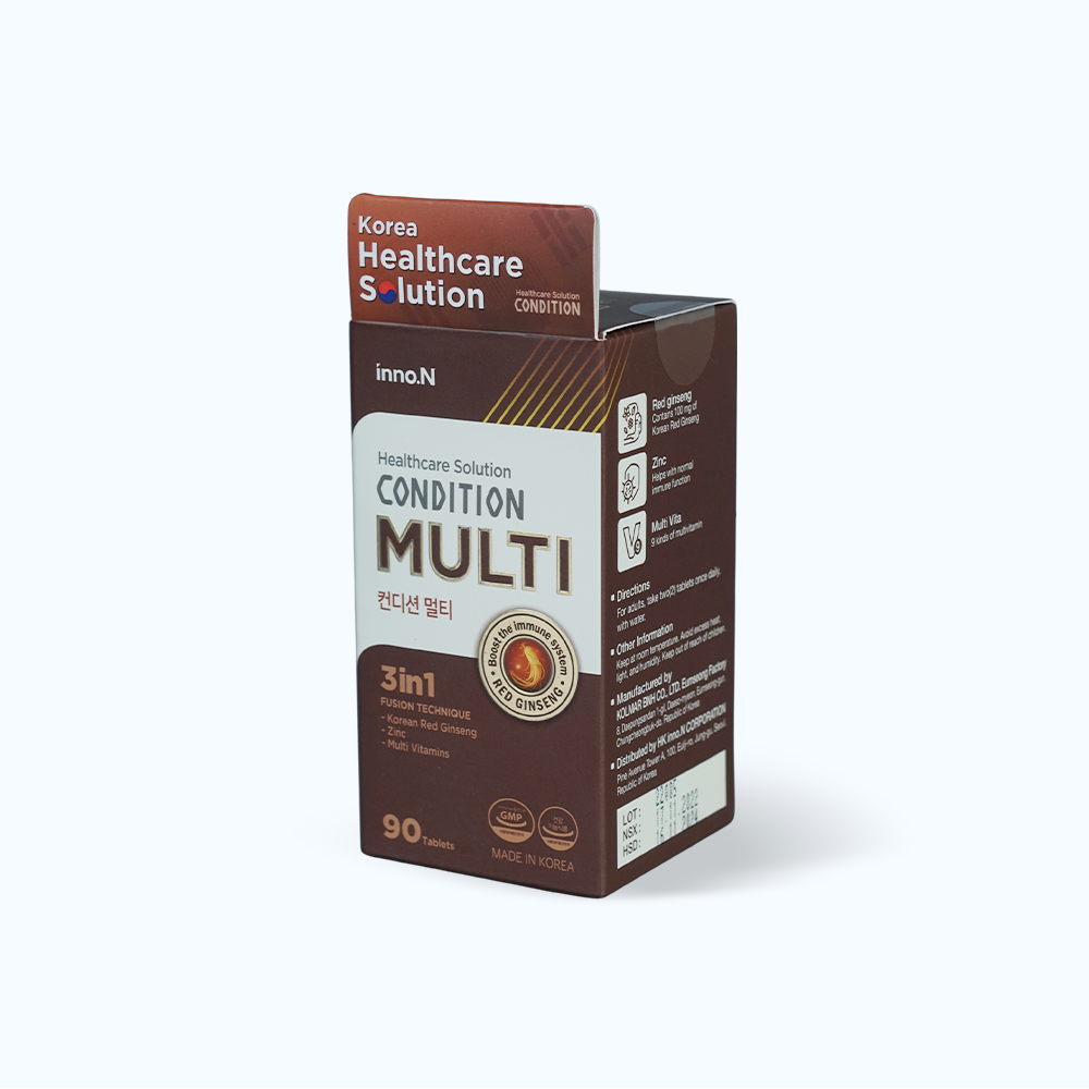 Thực phẩm bảo vệ sức khỏe Inno.N Condition Multi (Hộp 90 viên)