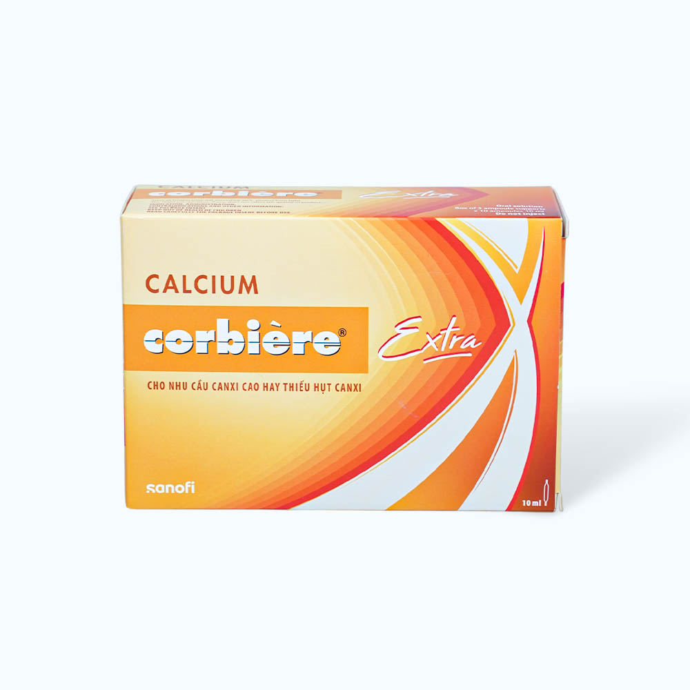 Dung dịch Calcium Corbiere Extra bổ sung calci, hỗ trợ điều trị loãng ...