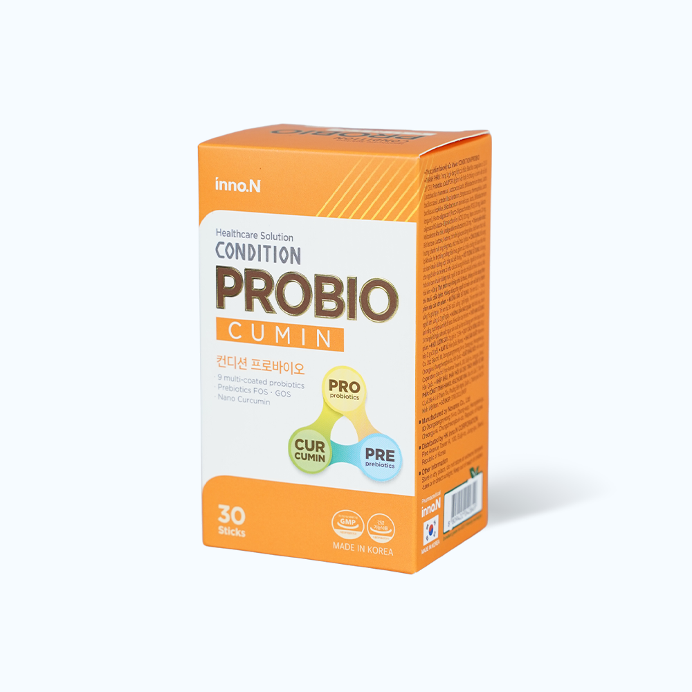 Thực phẩm bảo vệ sức khỏe hỗ trợ tiêu hóa Inno.N Condition Probio Cumin ...