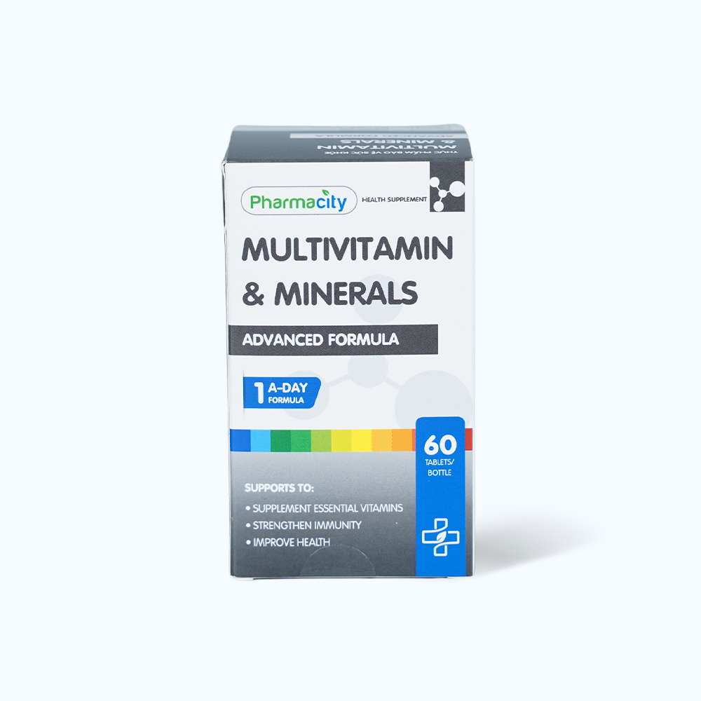 Thực phẩm bảo vệ sức khỏe Advanced Formula Mutivitamin & Mineral (Chai ...