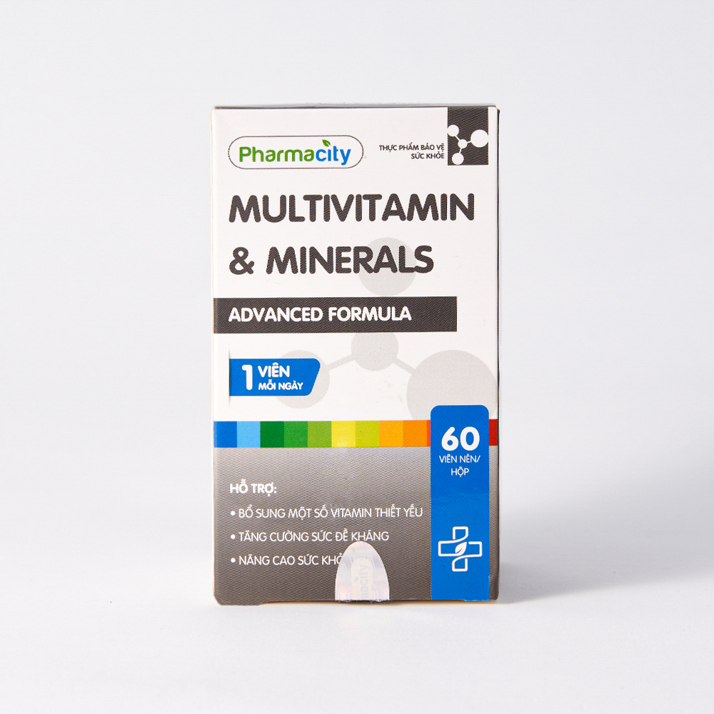 Thực phẩm bảo vệ sức khỏe Advanced Formula Mutivitamin & Mineral (Chai ...