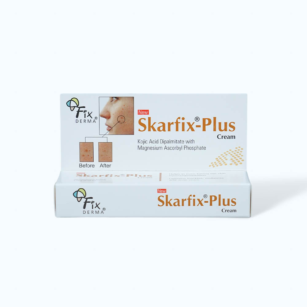 Kem hỗ trợ sáng da, giảm tàn nhang Fixderma Skarfix Plus Cream (15g)