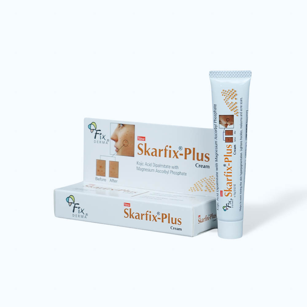 Kem hỗ trợ sáng da, giảm tàn nhang Fixderma Skarfix Plus Cream (15g)