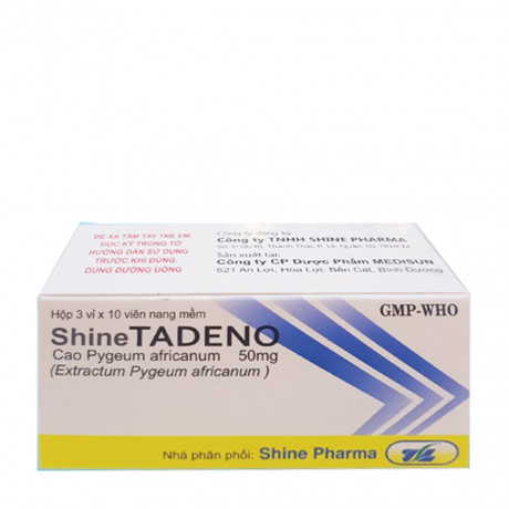 Viên nang mềm ShineTadeno 50mg Phòng và hỗ trợ điều trị phì đại lành ...