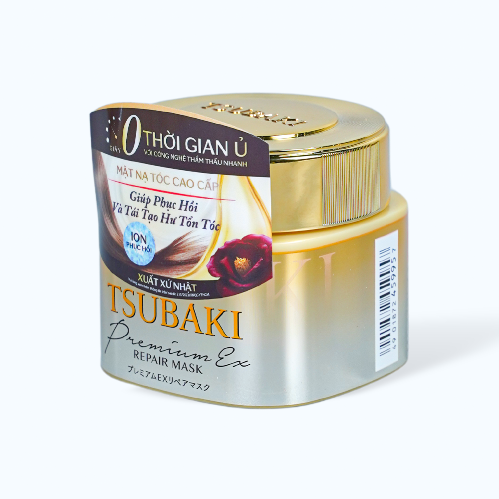 Mặt nạ tóc cao cấp phục hồi hư tổn Tsubaki (180g)