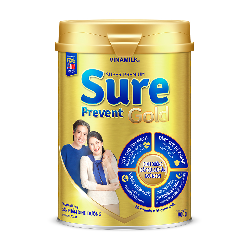 Sữa bột Sure Prevent Gold (Hộp 900g)