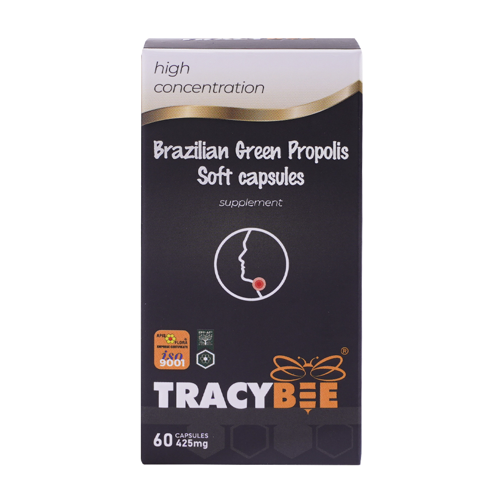 Kẹo ong xanh Brazil bảo vệ sức khoẻ TracyBee (Lọ 60 viên)