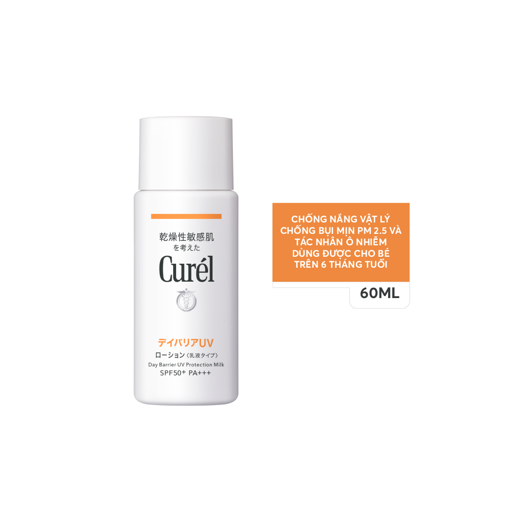 Sữa chống nắng Curel UV Protection Milk SPF 50+ PA+++ (60ml)