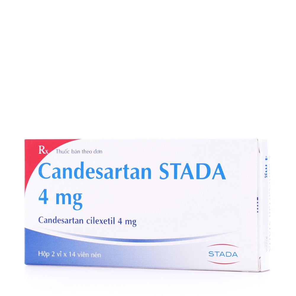 Candesartan STADA 4mg (Hộp 2 vỉ x 14 viên)
