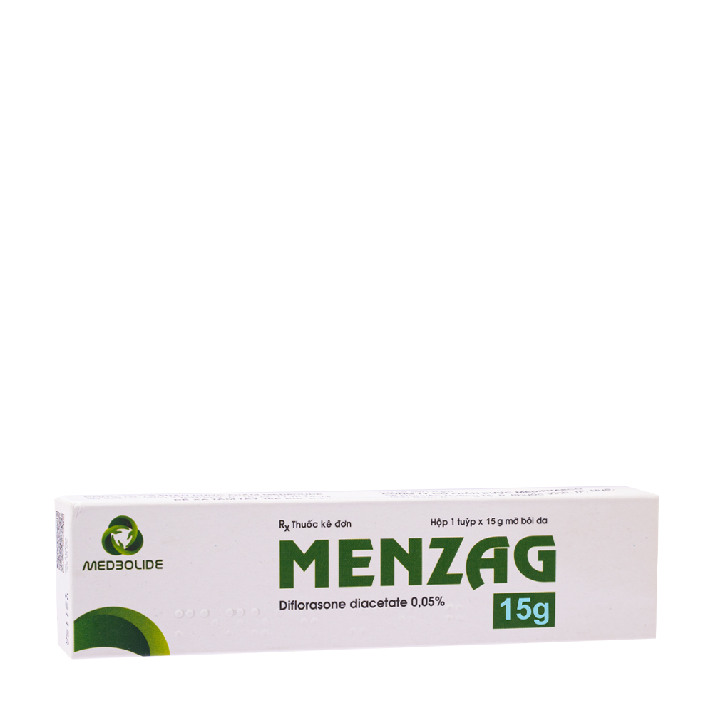 Mỡ bôi da Menzag (Hộp 1 tuýp 15g)