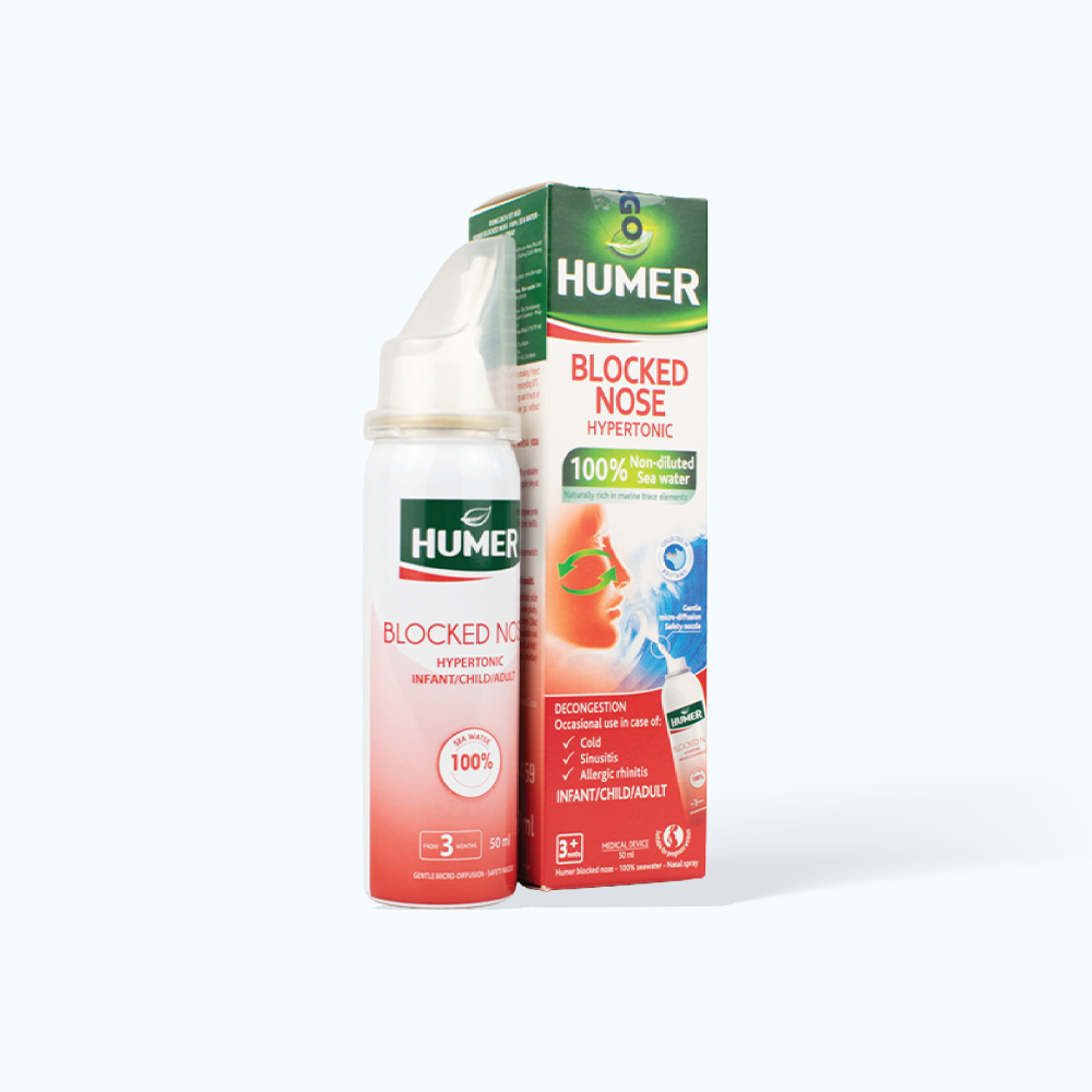 Dung dịch xịt mũi Humer cho trẻ sơ sinh, trẻ em và người lớn - Blocked ...
