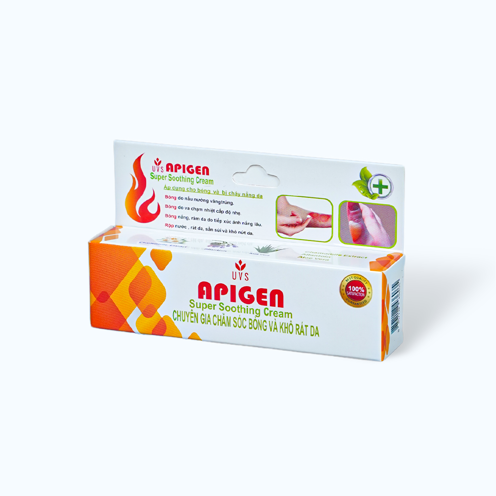 Gel cải thiện giảm bỏng rát, giảm phồng rộp da Apigen 10g