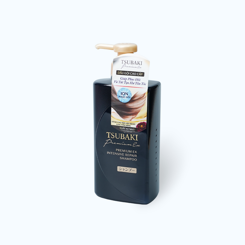 Dầu gội phục hồi hư tổn nặng & giảm gãy rụng Tsubaki 490ml