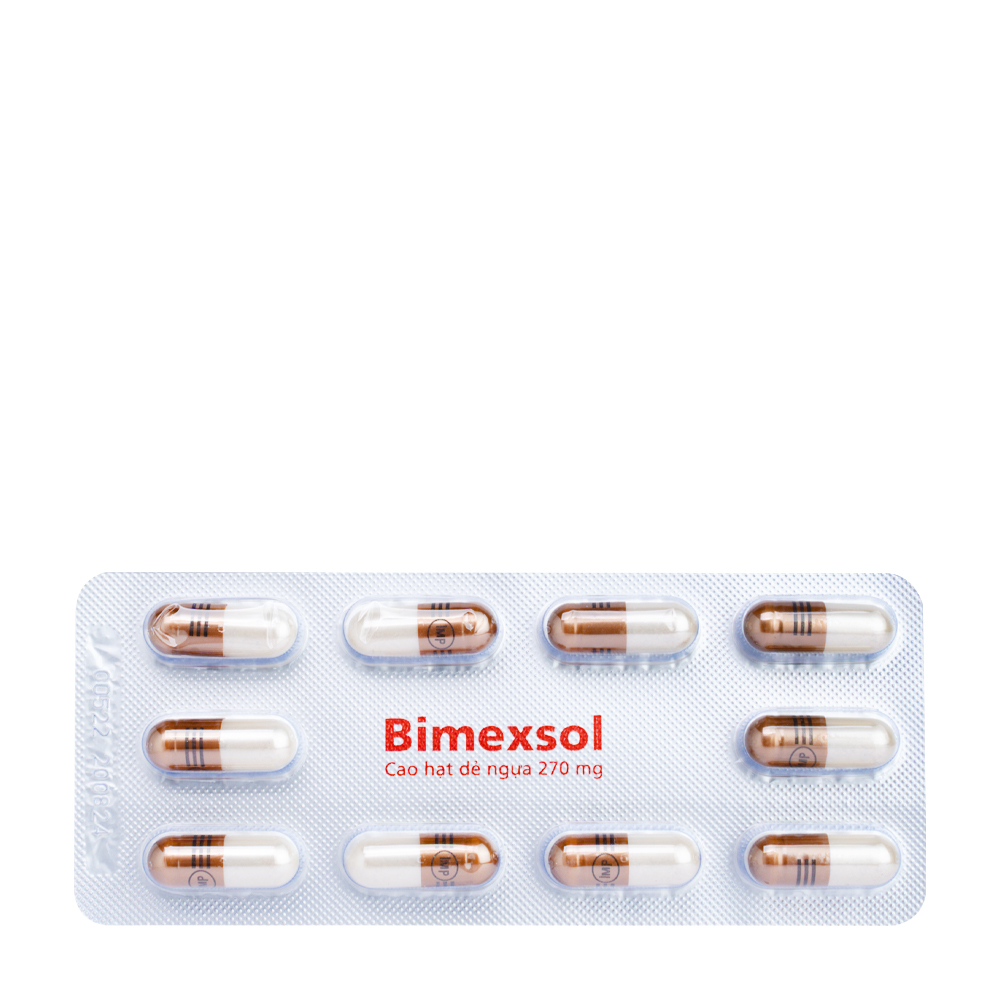 Viên uống Imexpharm Bimexsol hỗ trợ giảm nguy cơ suy giảm tĩnh mạch ...