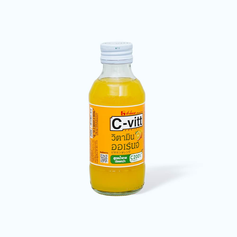 Nước cam bổ sung vitamin C Cvitt (Chai 140ml)
