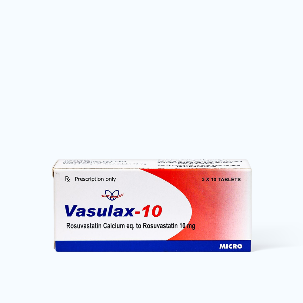 Vasulax-10 (Hộp 3 vỉ x 10 viên)
