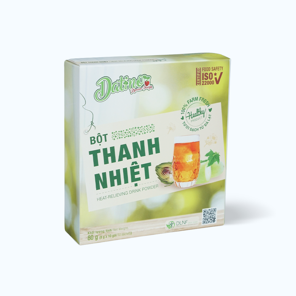 Bột thanh nhiệt Datino (Hộp 10 gói x 8g)