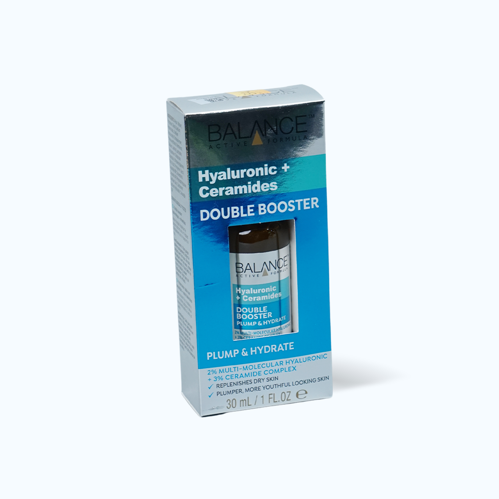 Serum BALANCE Active Formula Double Booster Serum 2% Hyaluronic + 3% ...