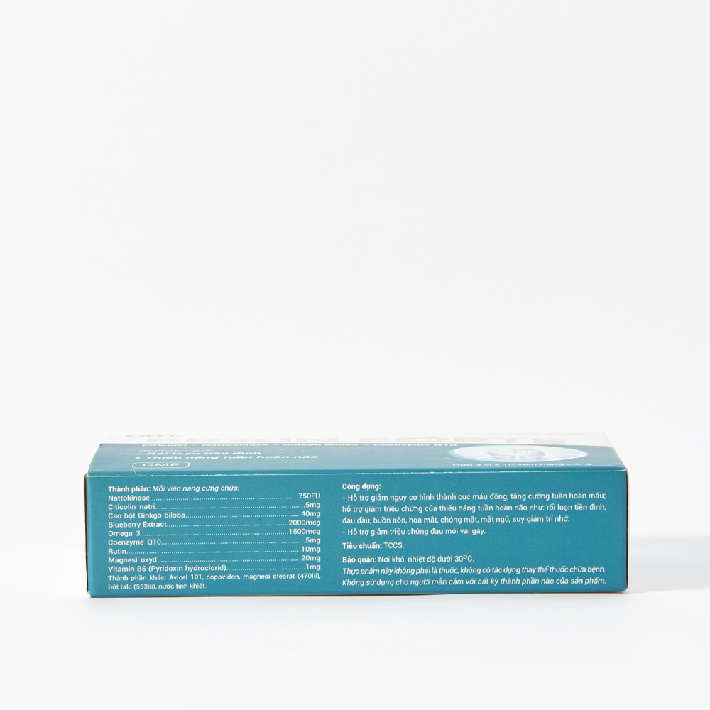 Thực phẩm bảo vệ sức khỏe Hataphar Brain Forte (Hộp 3 vỉ x 10 viên)