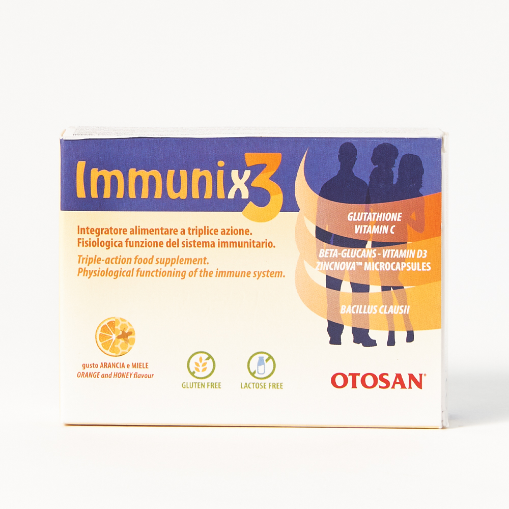 Thực phẩm bảo vệ sức khỏe tăng sức đề kháng Otosan Srl Immunix 3 Tab ...