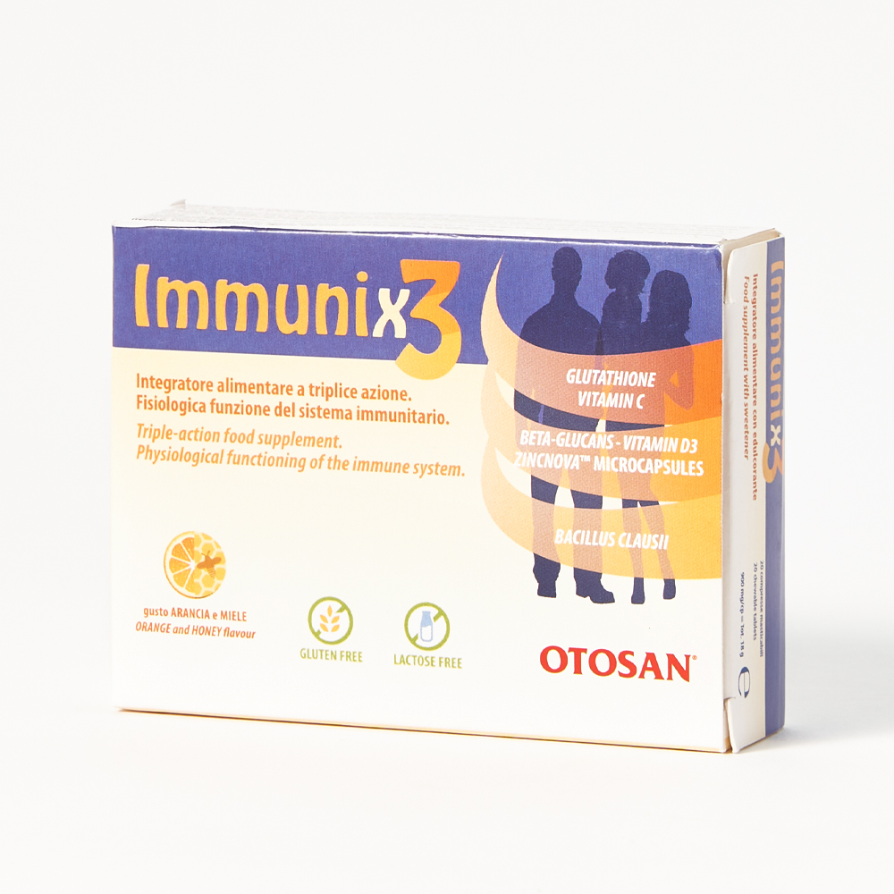 Thực phẩm bảo vệ sức khỏe tăng sức đề kháng Otosan Srl Immunix 3 Tab ...