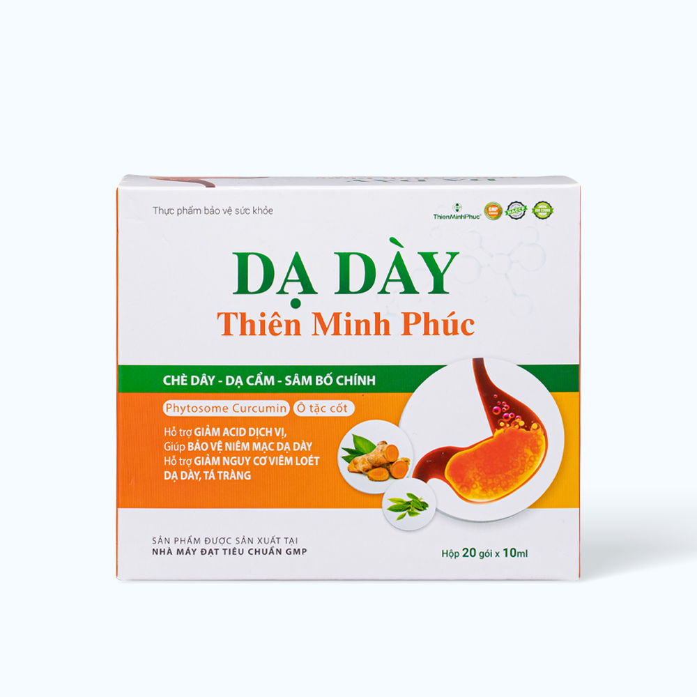 Hỗ trợ giảm viêm loét dạ dày Dạ Dày Thiên Minh Phúc (Hộp 20 gói)
