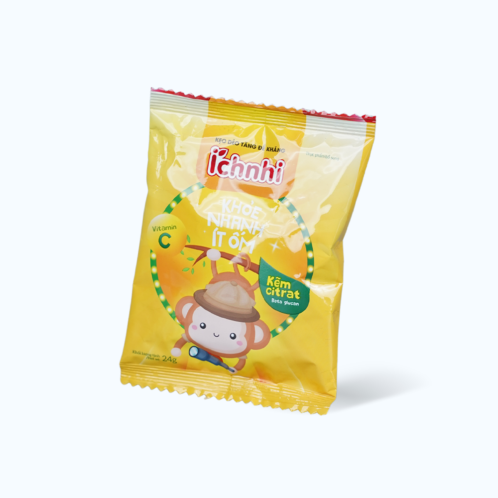 Kẹo dẻo bổ sung vitamin C Ích Nhi (Gói 24g)
